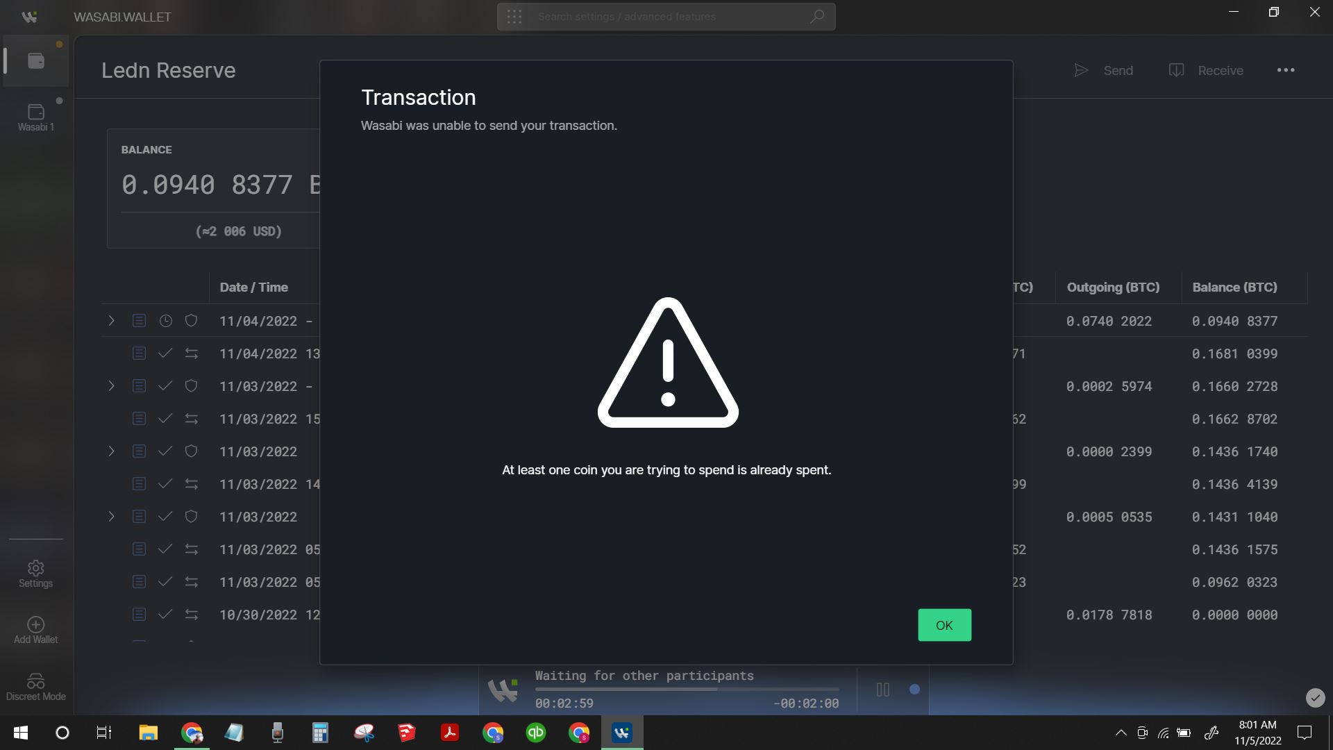 Very large fee transaction - almost $1500 "missing" · Issue #9485 · WalletWasabi/WalletWasabi ...