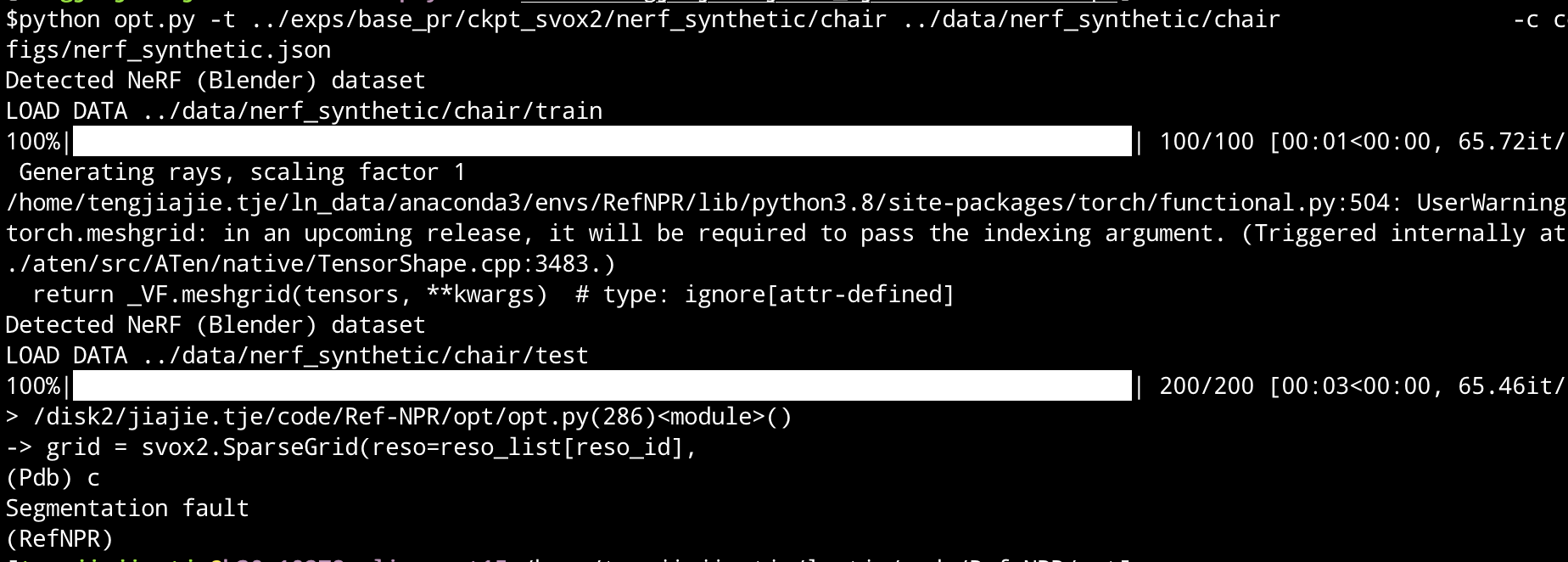 When Use Svox2 Segmentation Fault · Issue 5 · Dvlab Researchref Npr · Github 9911