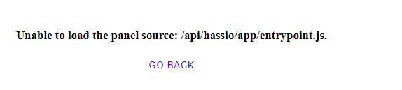 Could not load the supervisor panel! · Issue #3039 · home-assistant/supervisor · GitHub