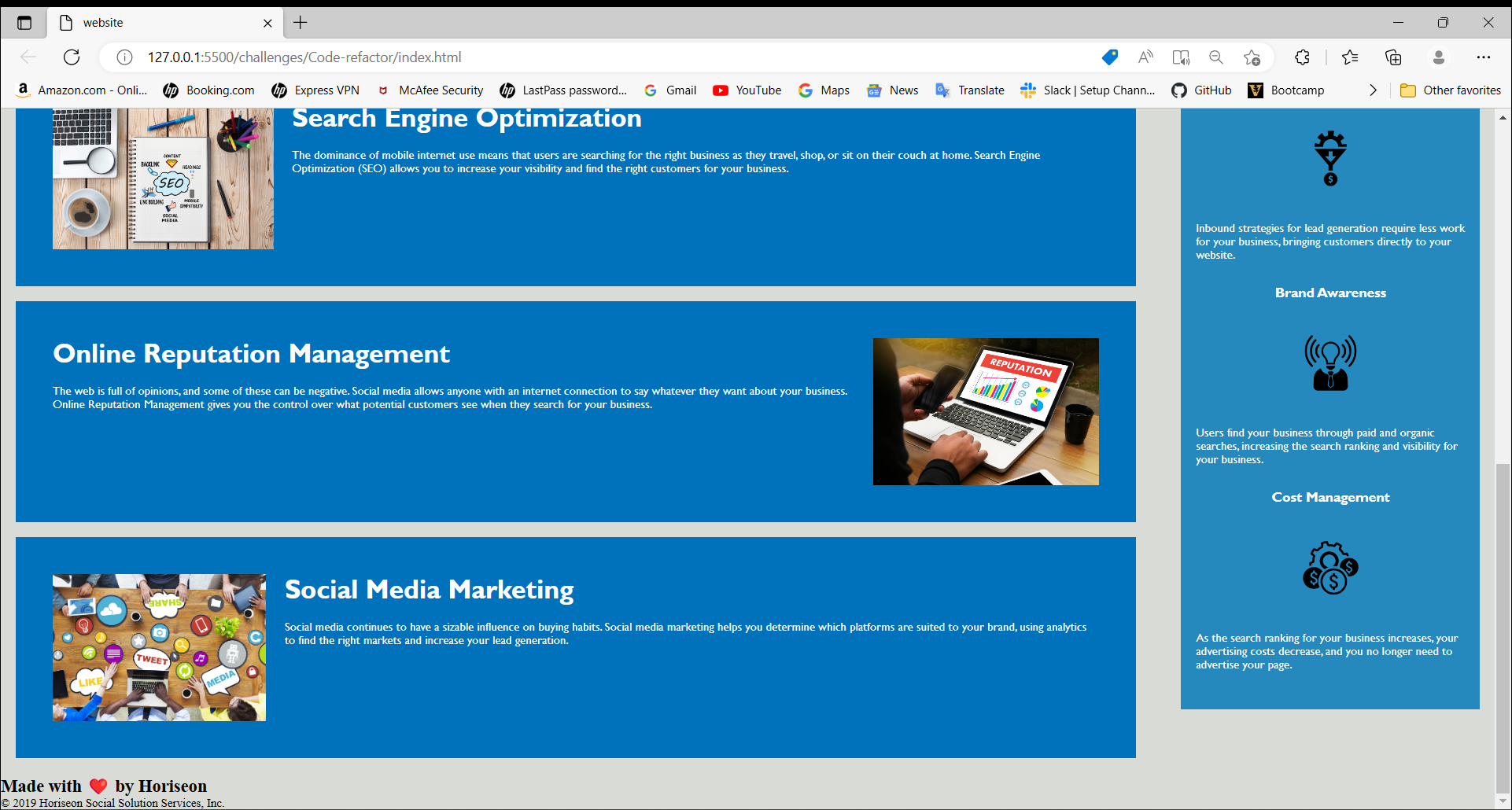 GitHub - CouchNoemi/Code-refactor