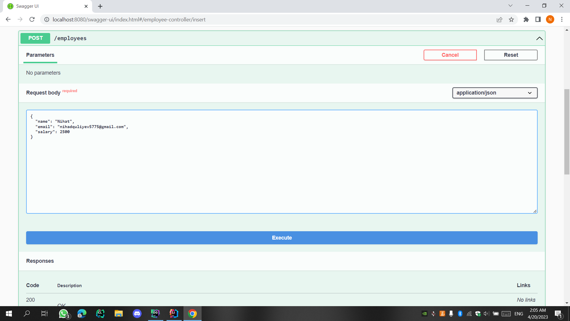 GitHub NihatQuliyev employee crud spring aplication jdbs Spring Boot 