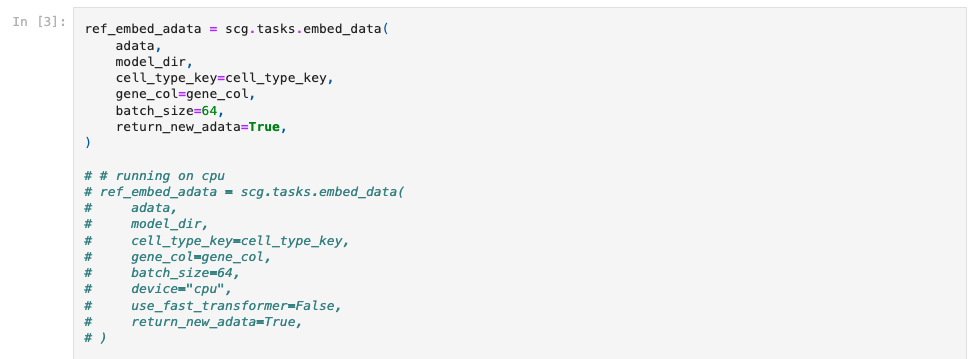Error while using device="cpu" with scg.tasks.embed_data · Issue #109 ...