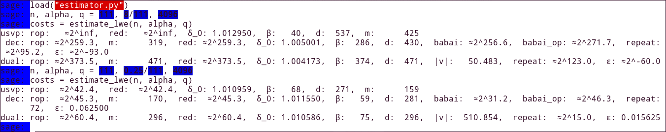 About security level of ciphertexts in SEAL (or any FHE scheme/library for that matter) · Issue ...