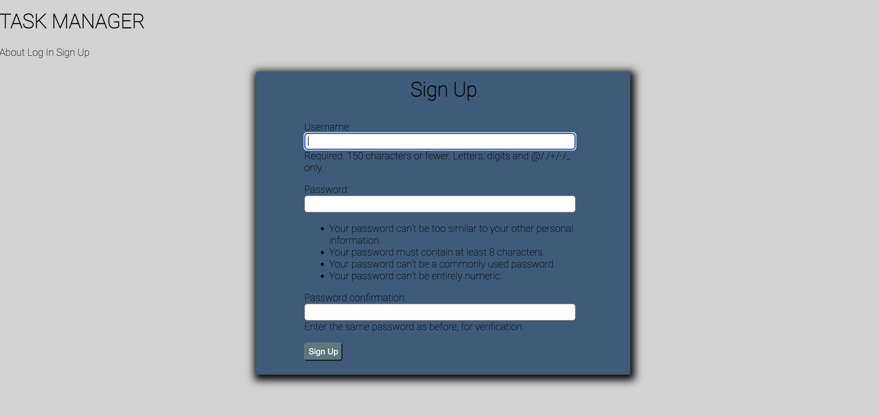 GitHub - Gabrielcruz1/django_taskmanager