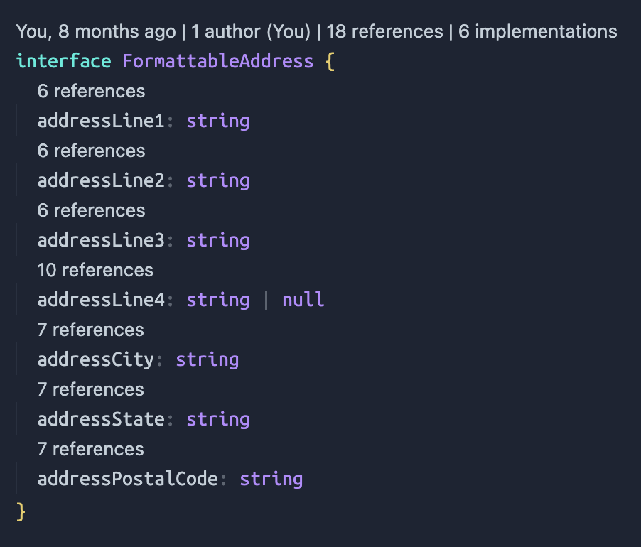 CodeLens color differentiation · Issue #86 · BeardedBear/bearded-theme · GitHub