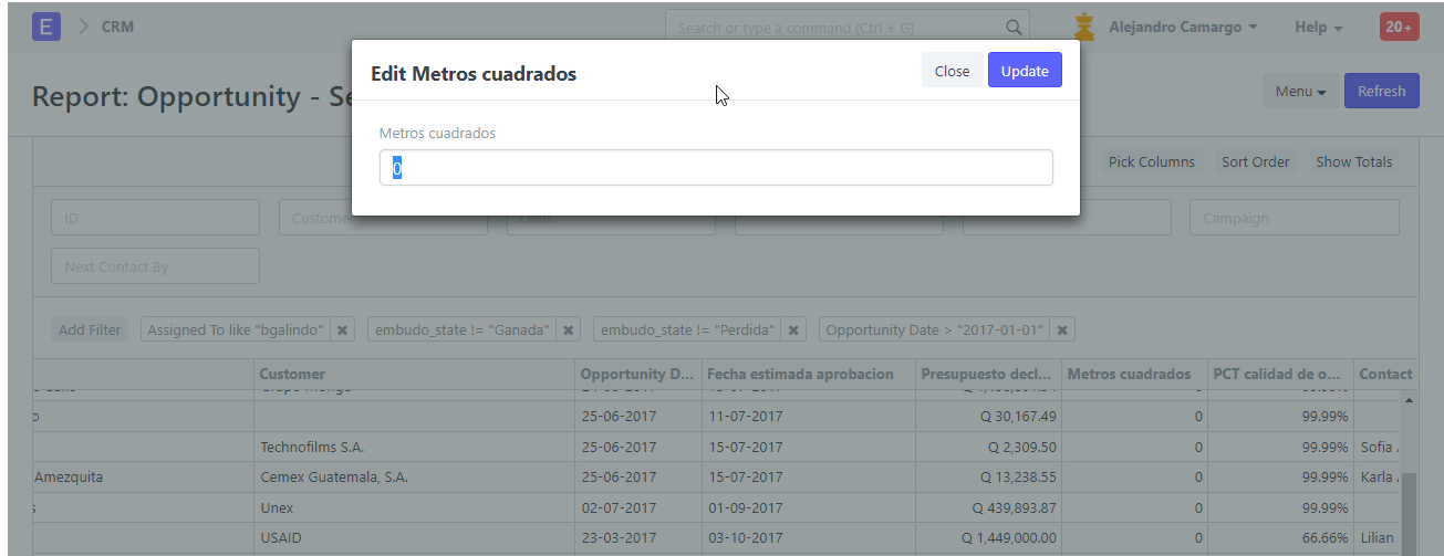 Trigger Custom Script From Report Editing Option · Issue 14689 · Frappefrappe · Github
