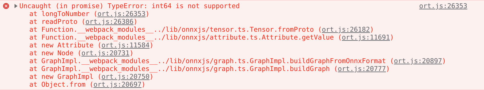 Support for int64 with webgl backend of the web runtime · Issue #9724 · microsoft/onnxruntime ...