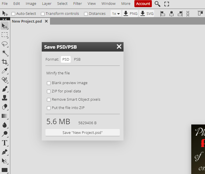 Unknown File Format? · Issue #3766 · photopea/photopea · GitHub