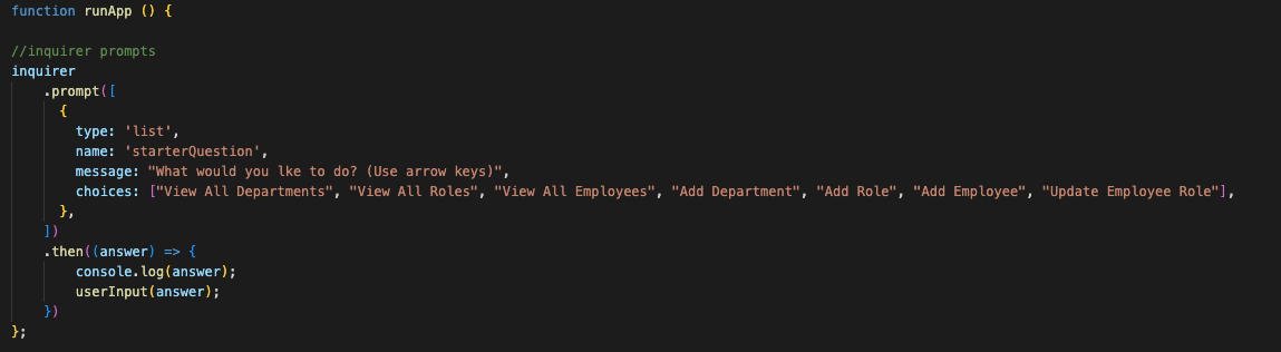 GitHub - kflinnn/Track-Your-Employees: A command-line application to ...