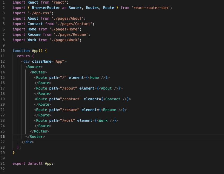 REACT-to-KFlinn-Coding | A portfolio of my work completed with REACT