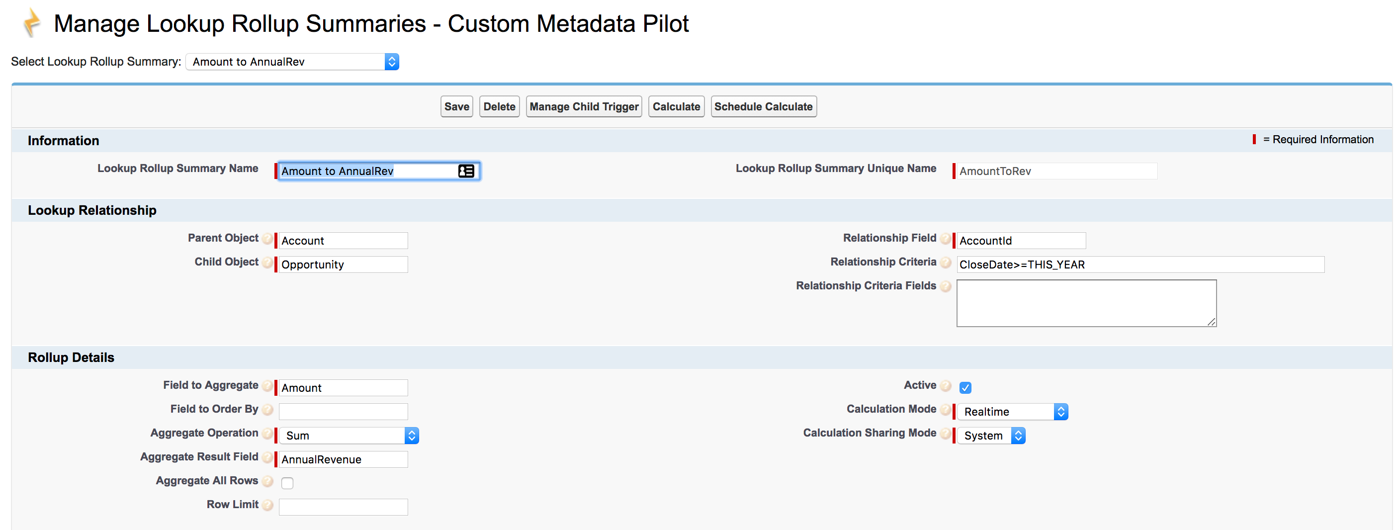 Created Rollup Summary With Drs Is Not Working Correctly And Salesforce Application Crashes