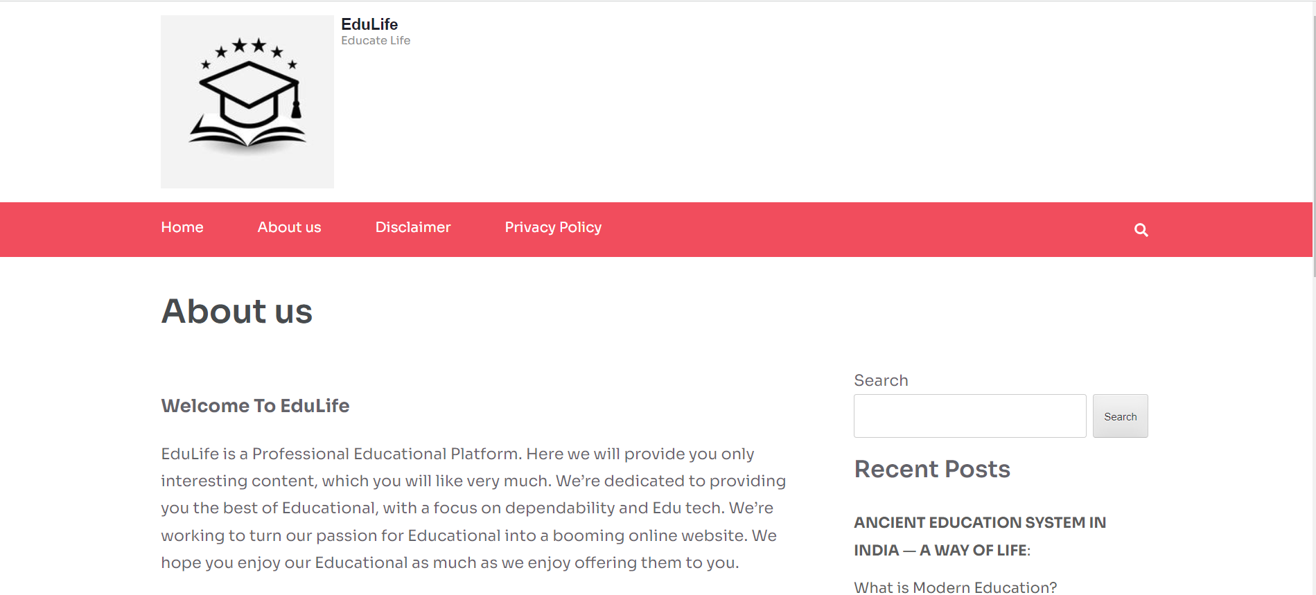 GitHub - Bhanu-Padala/EduLife: EduLife is a website regarding the educational life. This gives ...