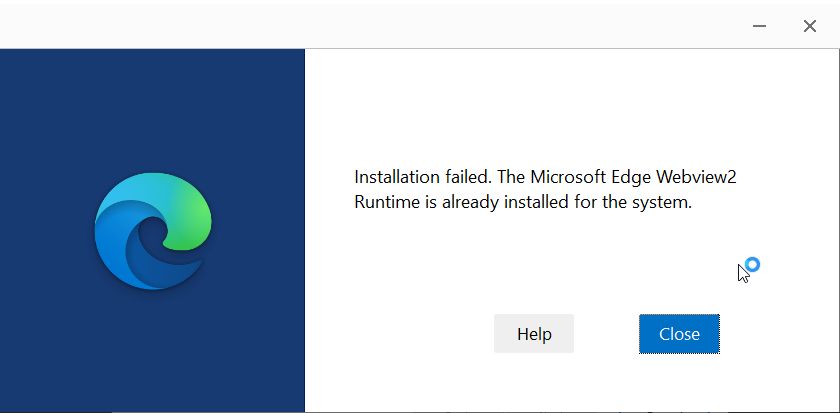 WIX Installer (.MSI) failing due to WebView2 runtime installer registry check · Issue #6974 ...