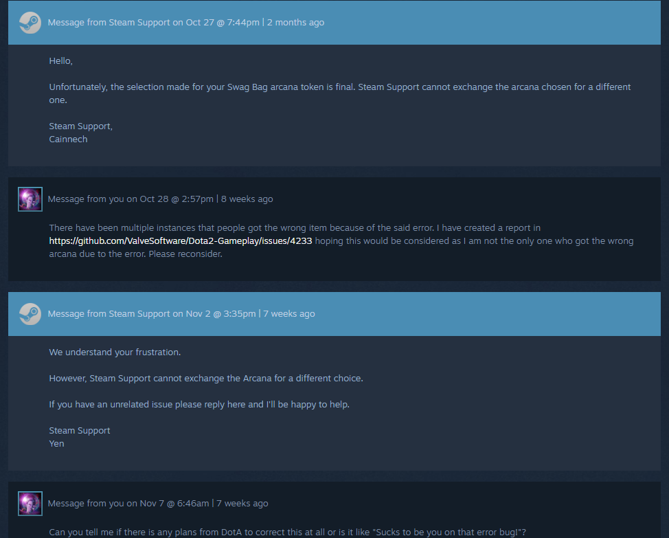 Swag Bag wrong Item · Issue #4233 · ValveSoftware/Dota2-Gameplay · GitHub