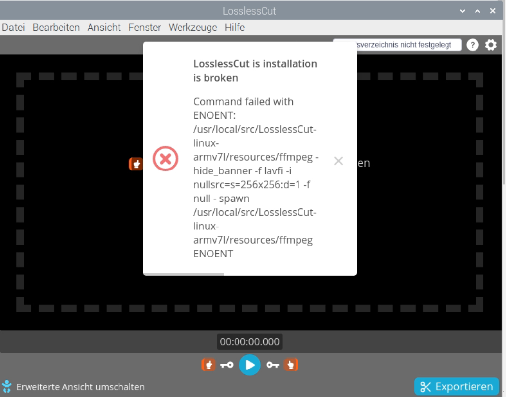 Install in Broken - maybe ffmpeg is missing · Issue #1321 · mifi/lossless-cut · GitHub