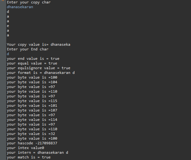 GitHub - Dhanasekaran-D/AllStringMethods