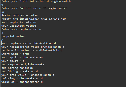 GitHub - Dhanasekaran-D/AllStringMethods
