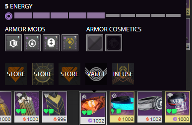 Selecting Powerful Friends class item perk in Loadout Optimizer shows ...