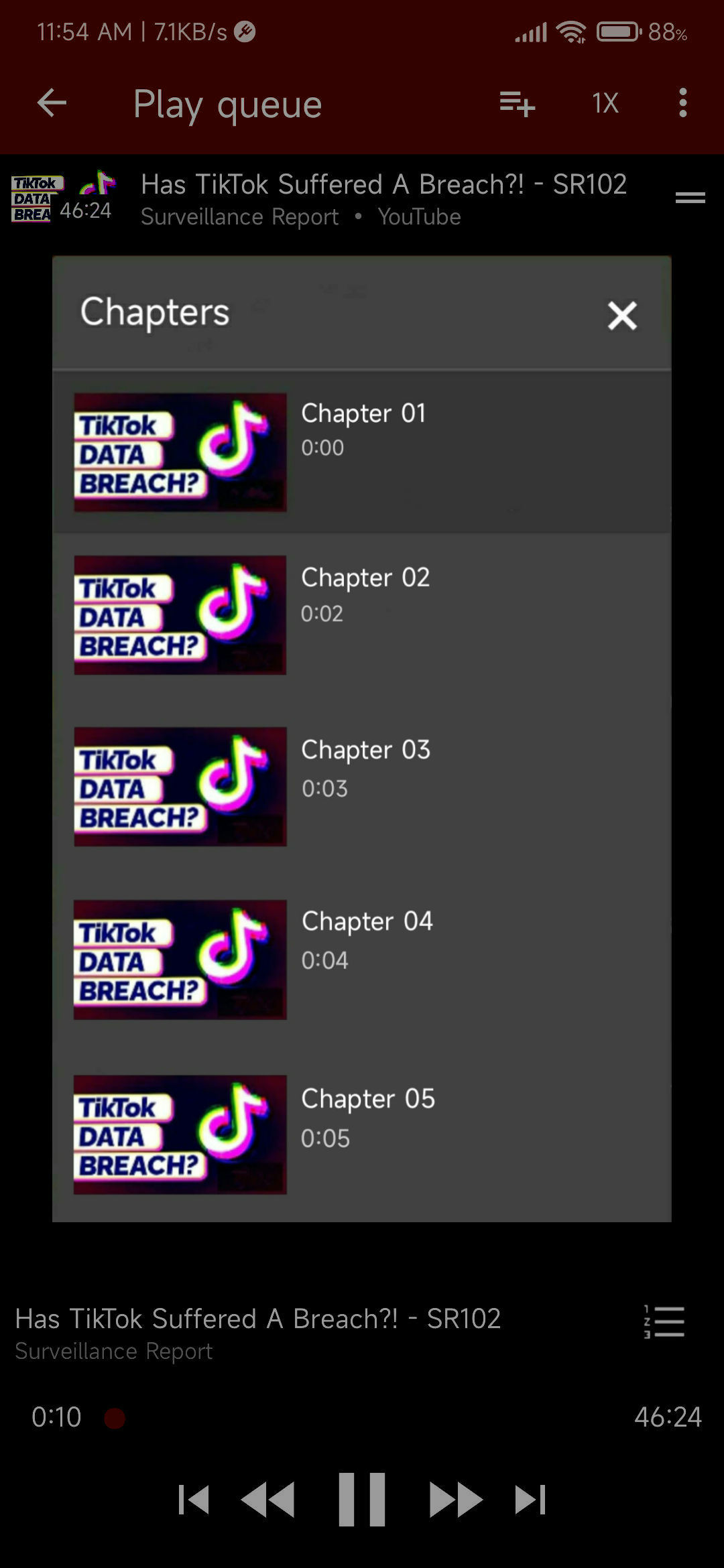 Design concept for accessing video chapters in background play/audio only mode · Issue #9382 ...