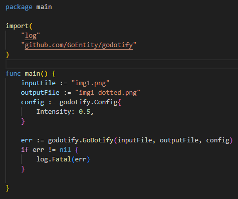 GitHub - GoEntity/godotify: A simple, light-weight image 'pixelator' in Go