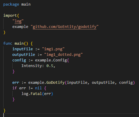 GitHub - GoEntity/godotify: A simple, light-weight image 'pixelator' in Go