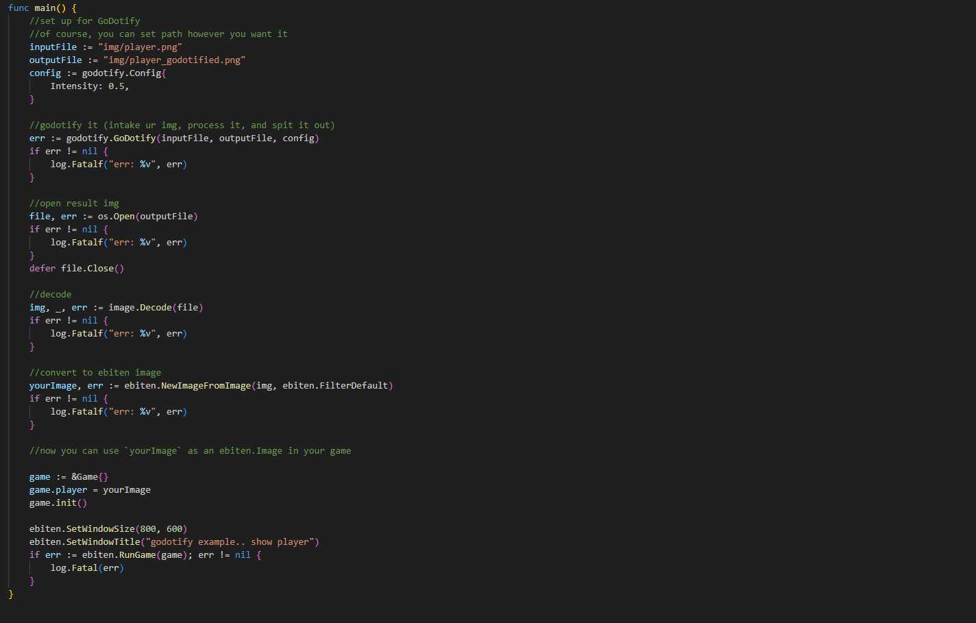 GitHub - GoEntity/godotify: A simple, light-weight image 'pixelator' in Go