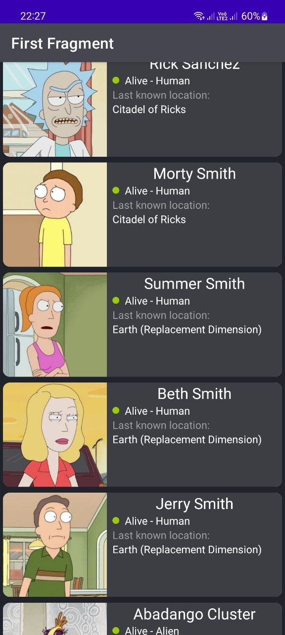 GitHub - Darefye/rick_and_morty