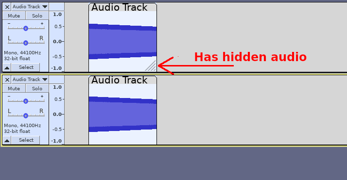 Indication of hidden audio in clip · Issue #2271 · audacity/audacity ...
