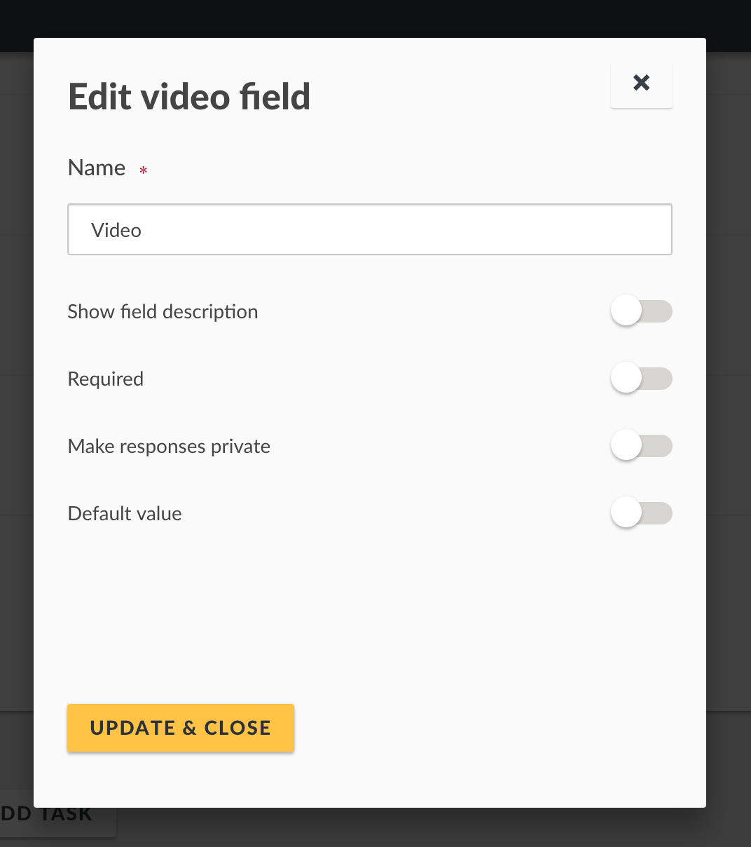 Show field type when editing a field · Issue #1555 · ushahidi/platform · GitHub