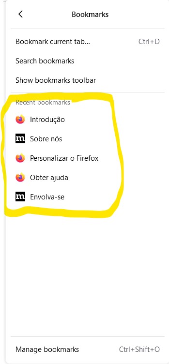[G5.0.2] There's no way to disable Recent Bookmarks · Issue #2880 · BrowserWorks/Waterfox · GitHub