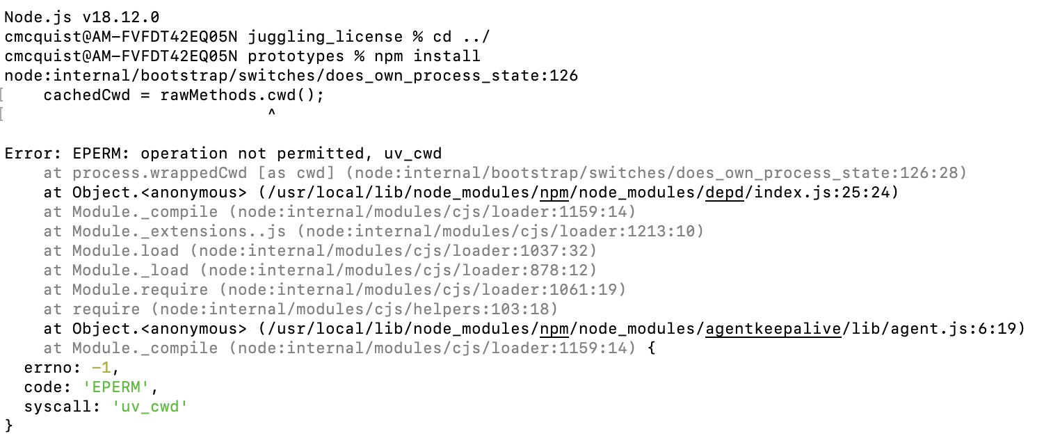 When running npm install i get this error · Issue #1725 · alphagov/govuk-prototype-kit · GitHub