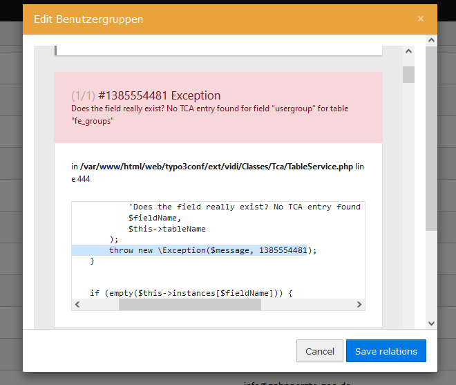 Add relation modal does not work · Issue #214 · fabarea/vidi · GitHub