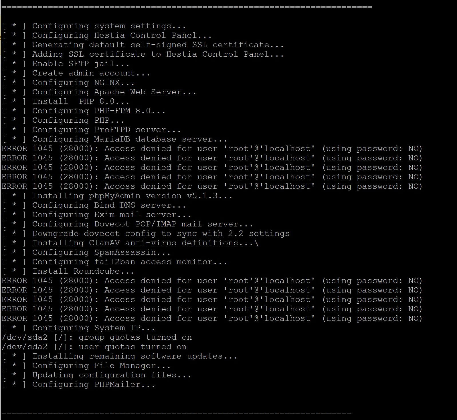 [Bug] with database · Issue #2447 · hestiacp/hestiacp · GitHub