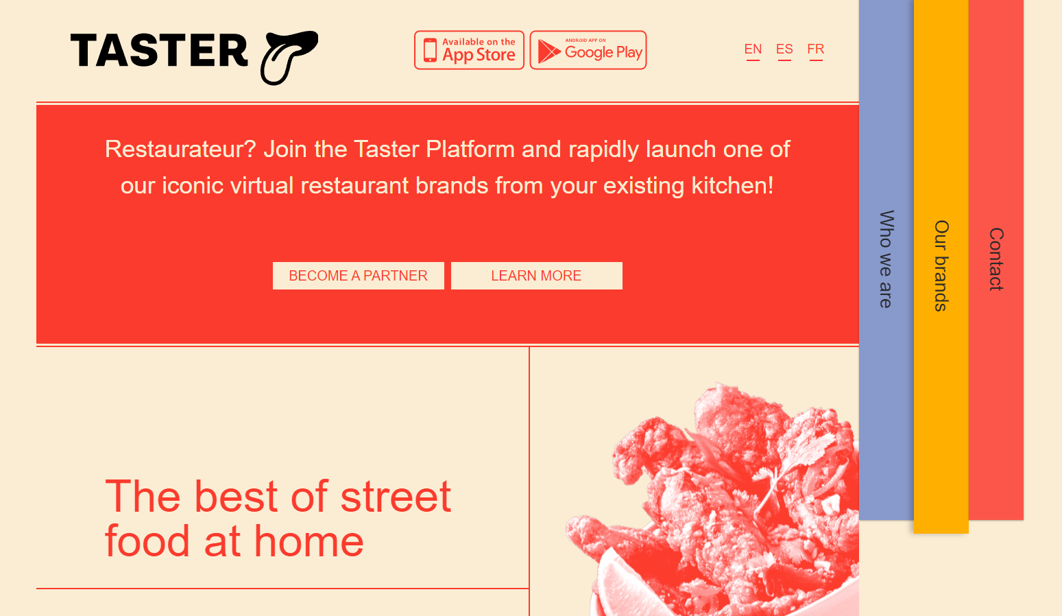 GitHub - Moonamee/Taster-Eat-landing-page