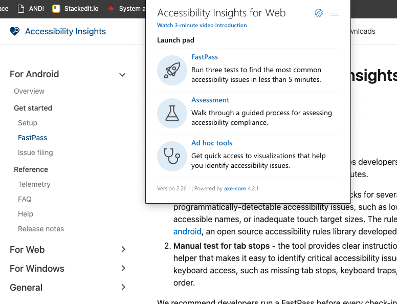 Your Docs Just Cover Setup And Fastpass I Want More · Issue 4322 · Microsoftaccessibility 