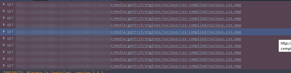 404 errors about nucleus.css.map have returned with G5.4.19 update · Issue #2149 · gantry ...