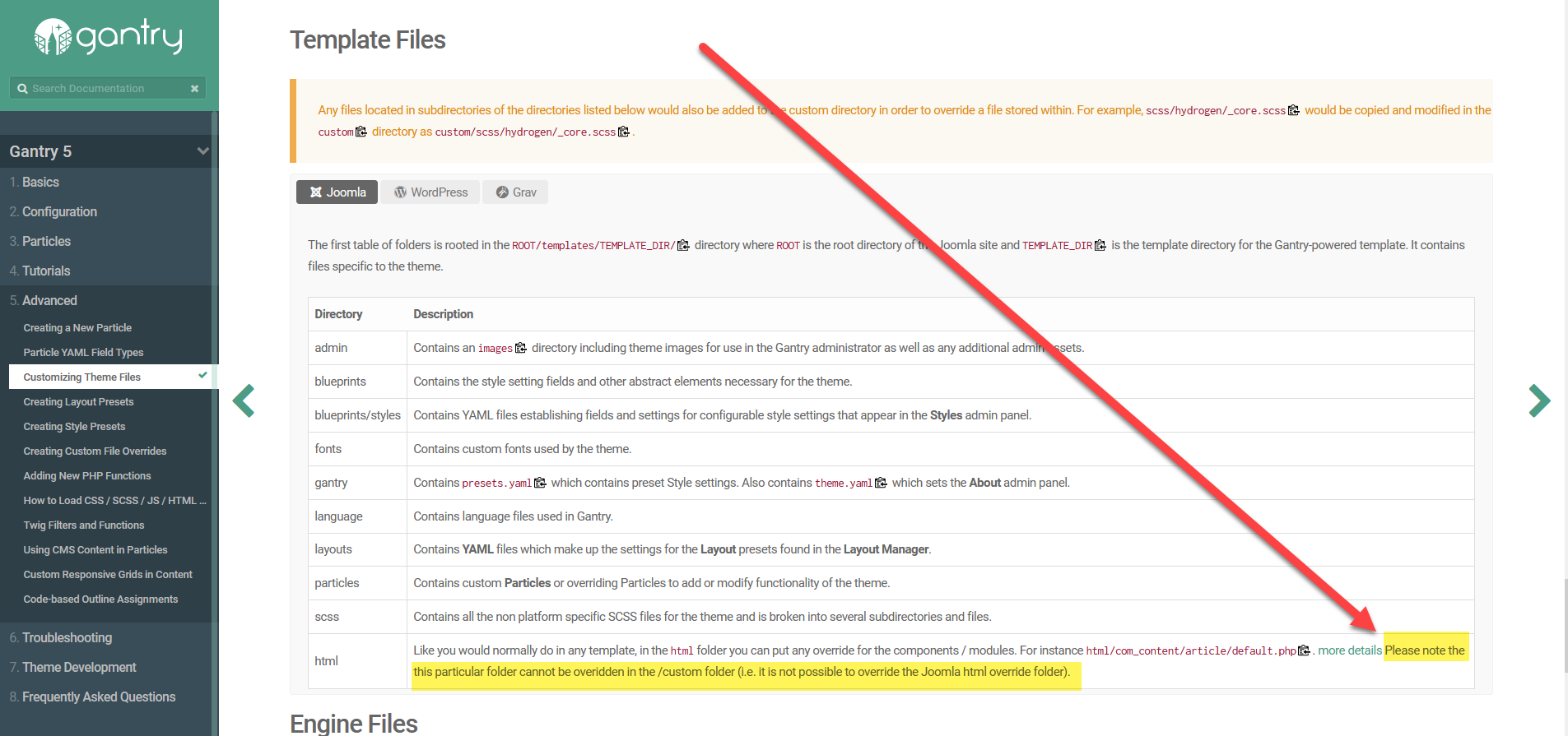 template/custom/html doesn't override template/html folder · Issue #2543 · gantry/gantry5 · GitHub