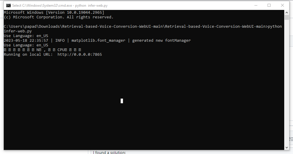 File Could Not Find The Specified Path · Issue 170 · Rvc Project