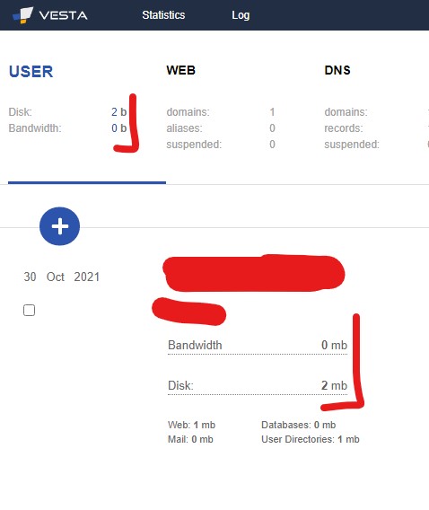 The occupied space is indicated incorrectly on the user on header... · Issue #2099 · outroll ...