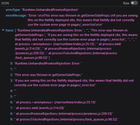 [Bug]: Netlify doesn't use custom Next.js error page · Issue #828 · opennextjs/opennextjs ...