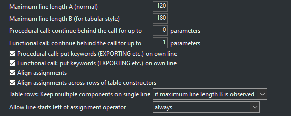Alignment inconsistency with ABAP Pretty printer · Issue #162 · SAP ...