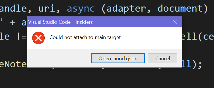 Unable to use VS Code to debug Extension Host · Issue #117103 · microsoft/vscode · GitHub