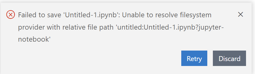 I am completely unable to save a new notebook (ipynb) with today's insiders. · Issue #148372 ...