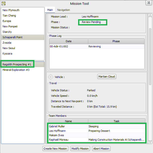 Incorrect values until after reviewing the mission is complete · Issue #700 · mars-sim/mars-sim ...