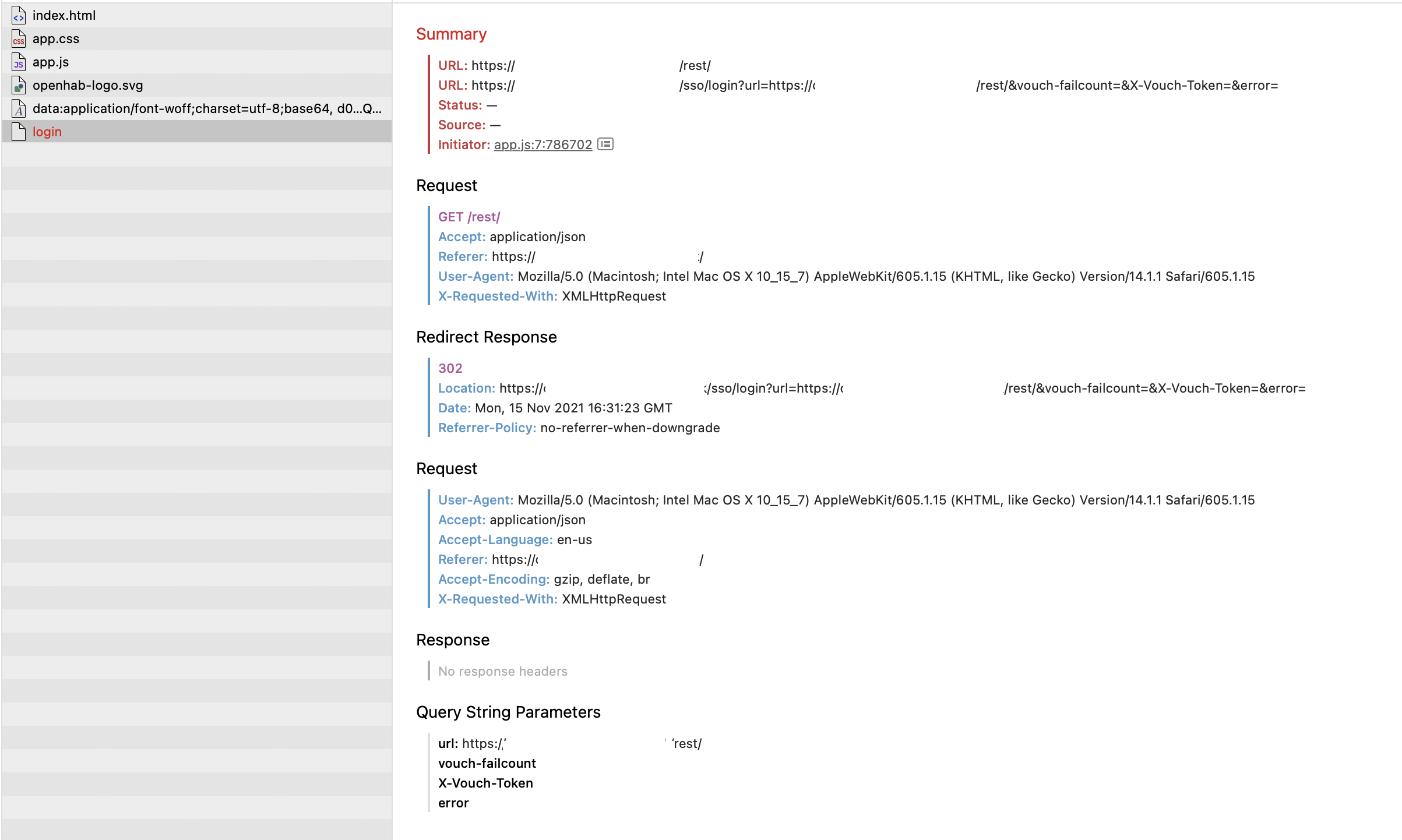 Reverse proxy with authentication though redirection not working with service worker · Issue ...