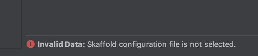 Prompt to create basic Skaffold YAML when there are no Skaffold files available in run target ...