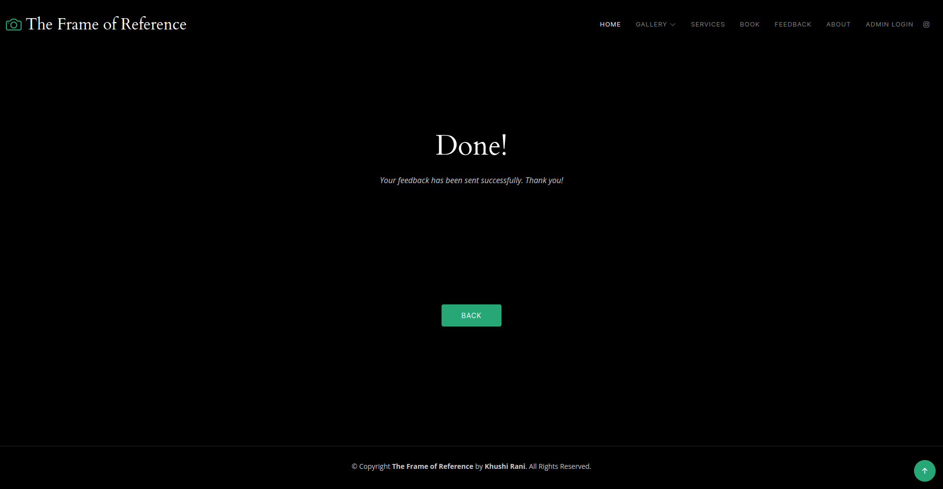 GitHub - khuhshii/The-Frame-of-Reference-photographers-portfolio: Front-end: HTML,CSS ; Back-end ...