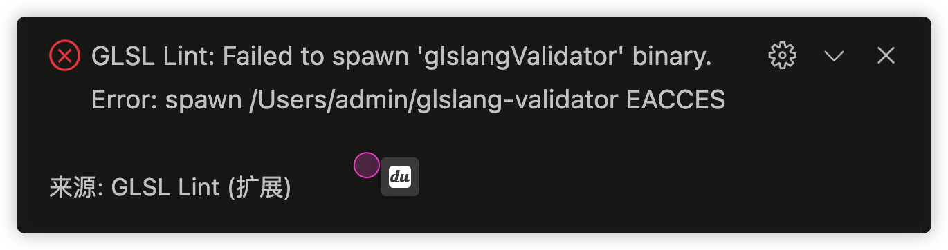 Glsl Lint Failed To Spawn Glslangvalidator Binary On Macos 133 3452
