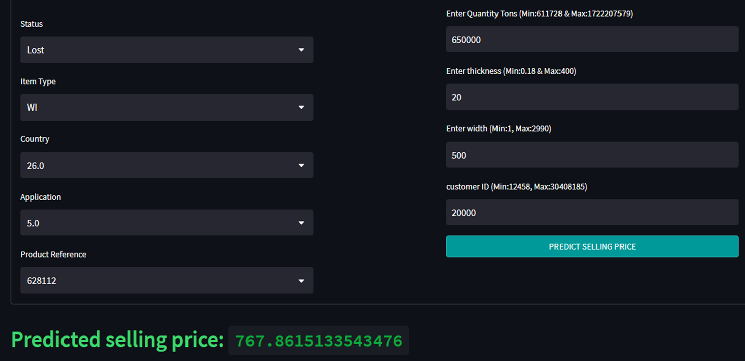 GitHub - Saradhaperumal/Industrial-Copper-Modelling: Creating ...