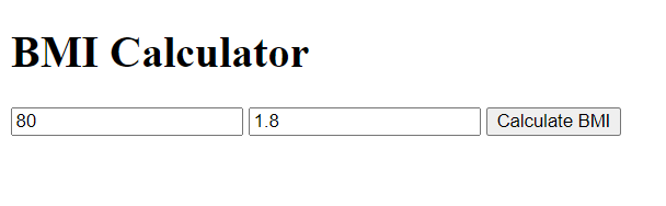 BMI Calculator · Issue #138 · PEC-CSS/graveyard · GitHub